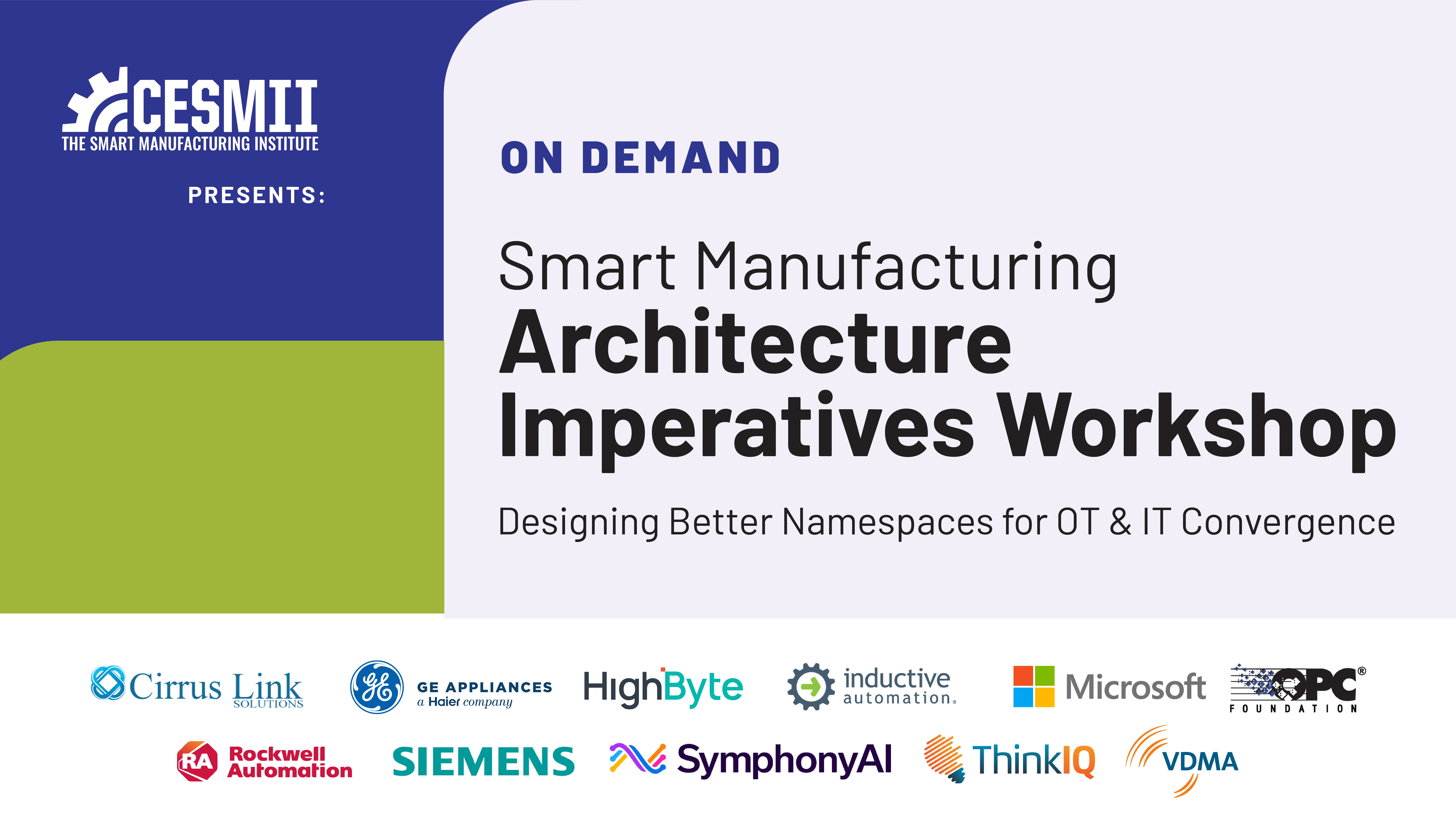 SM Architecture Imperatives Workshop